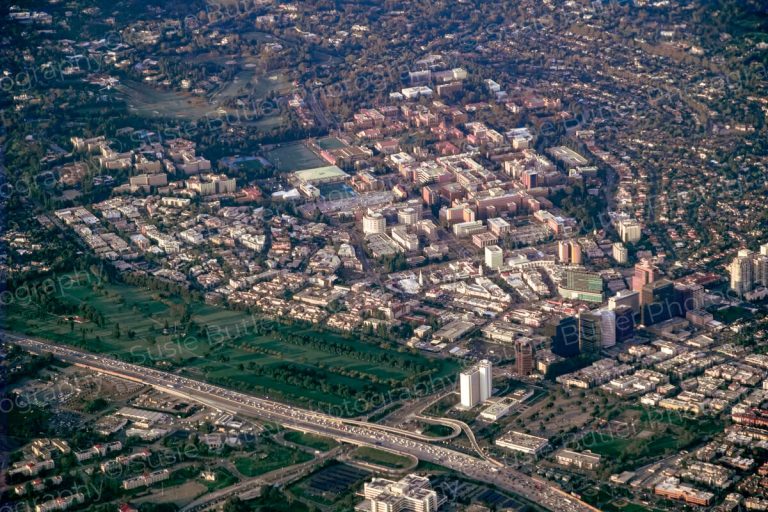 Aerial View of UCLA Campus Photo Print - Susie Butler
